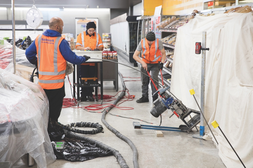 Ground strengthened and building re-levelled at large shopping centre - Mainmark