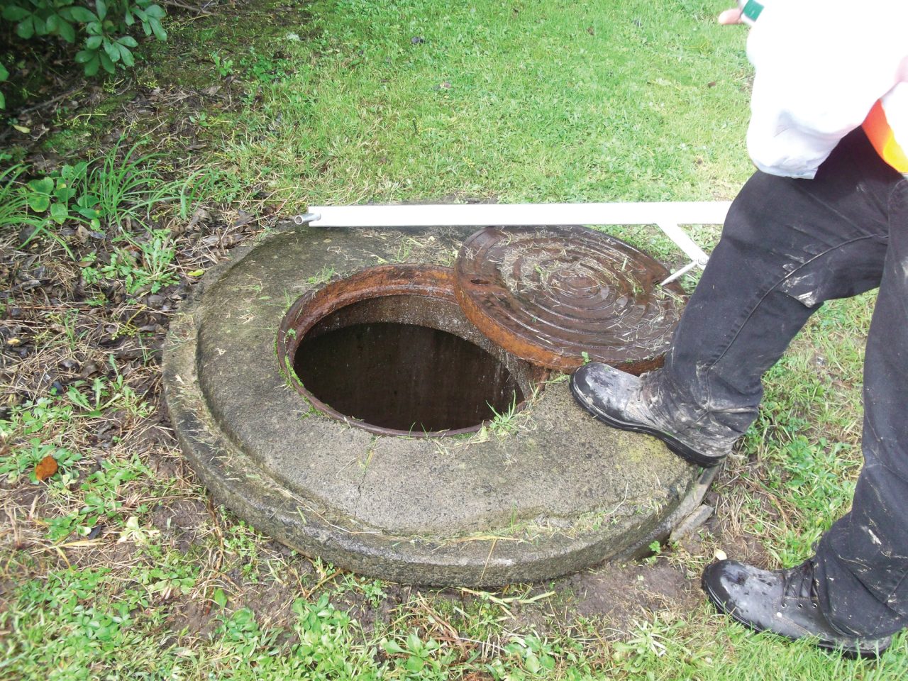 Waste-water Pipeline filled with Benefil - Mainmark